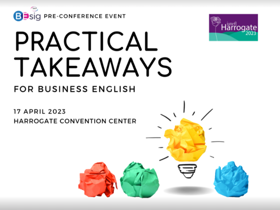 IATEFL BESIG Harrogate PCE & Showcase 2023 - IATEFL BESIG