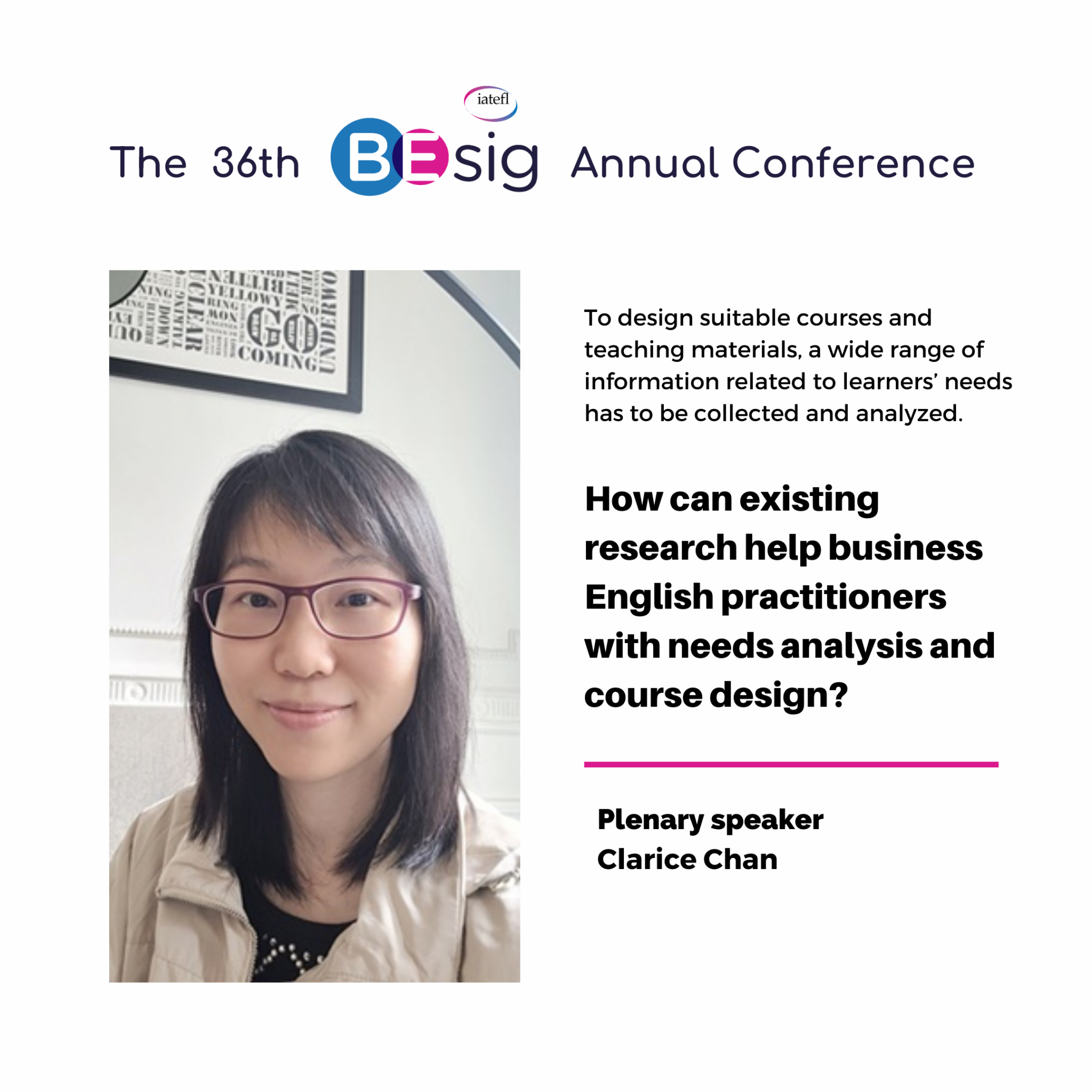 The 36th IATEFL BESIG Annual Conference - IATEFL BESIG